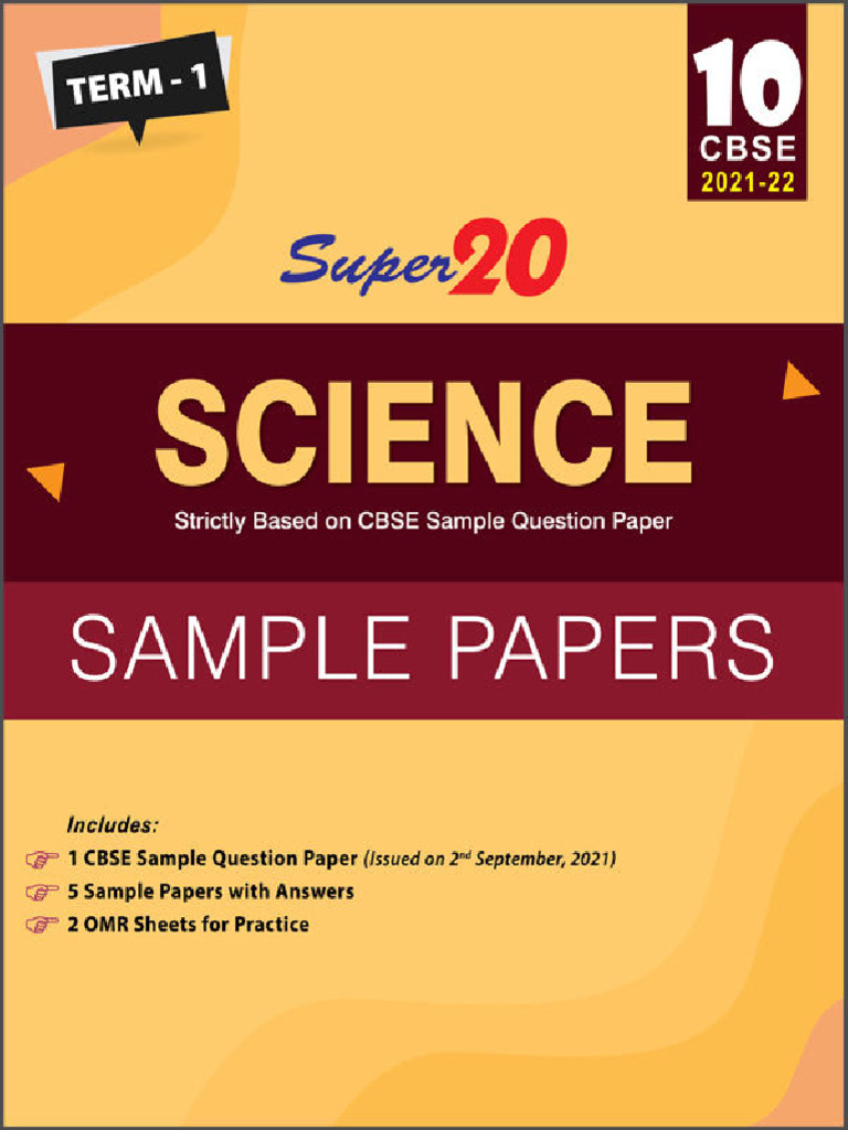 Science Super 20 Sample Papers | PDF | Heart | Lung