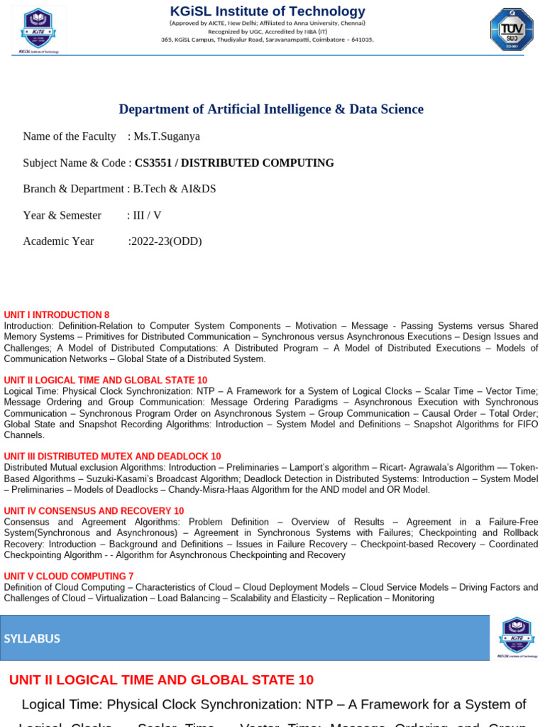 LM15 | PDF | Distributed Computing | Communication
