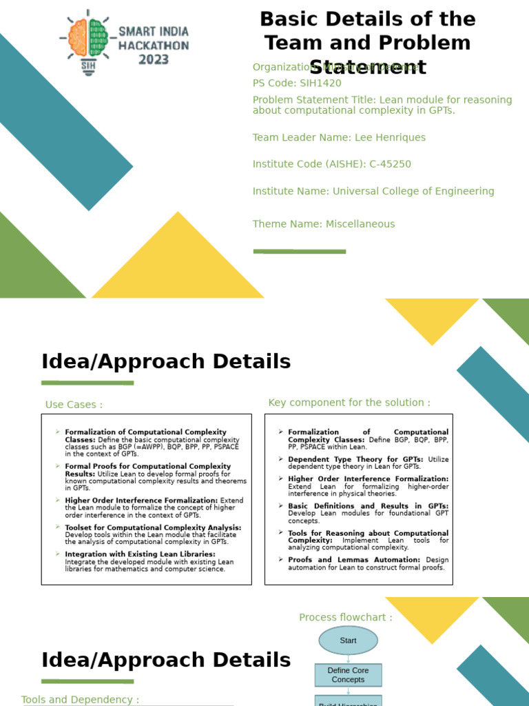 Sih Project Presentation GPT | PDF | Computational Complexity Theory ...