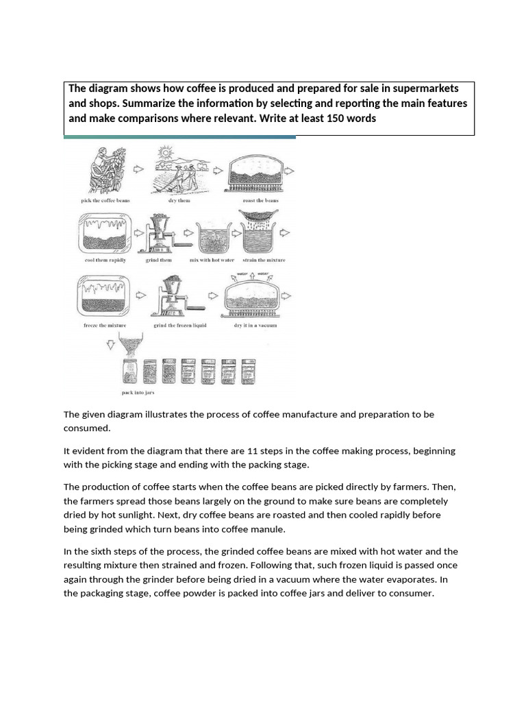 Coffee Production Process Overview | PDF