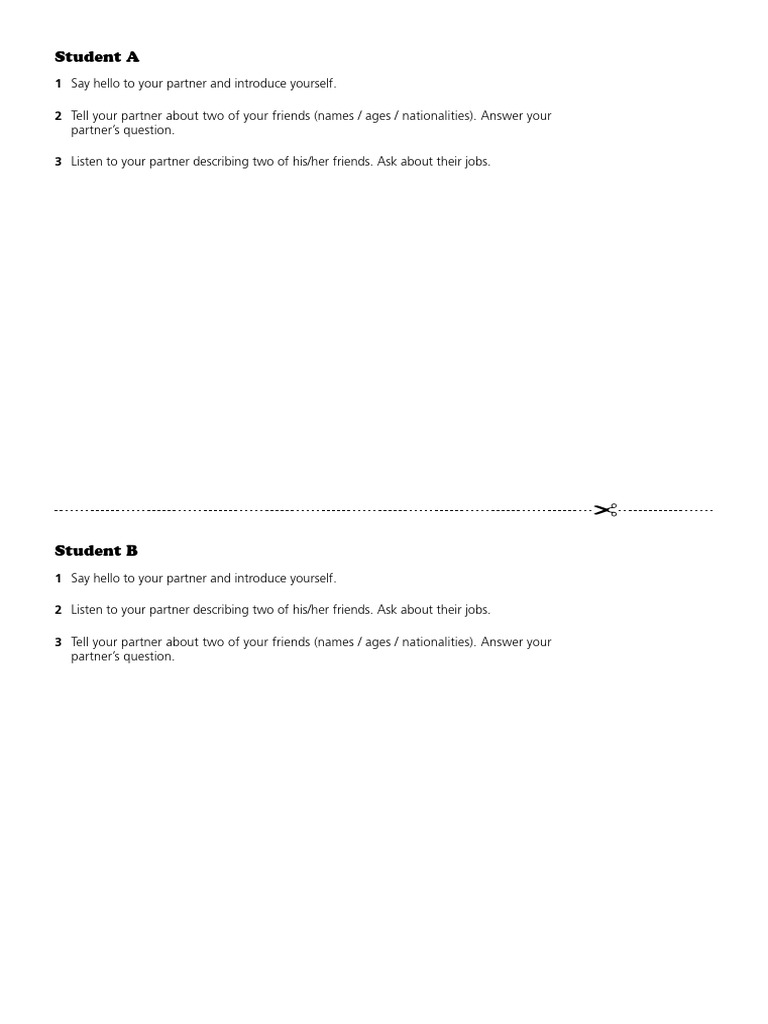 Student Partner Introduction Activity | PDF