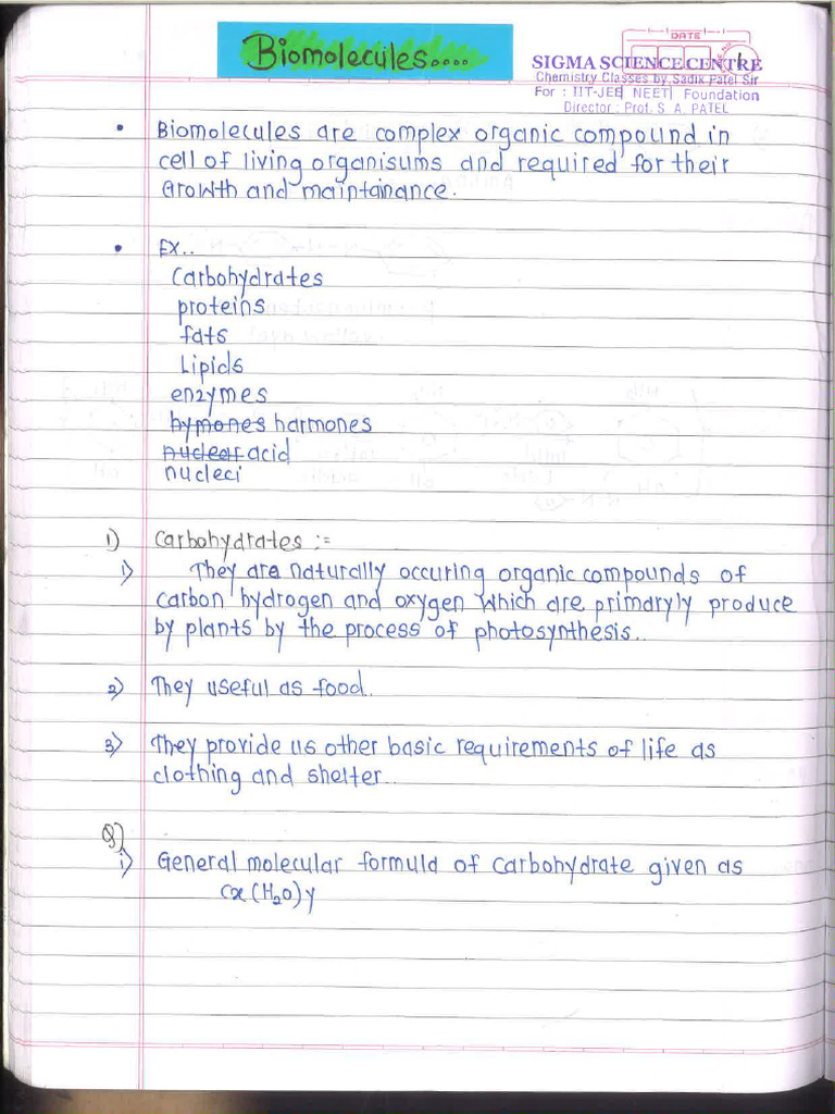 17) Biomolecules and Polymers | PDF