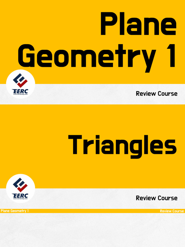 Plane Geometry 1 PDF Discussion | PDF