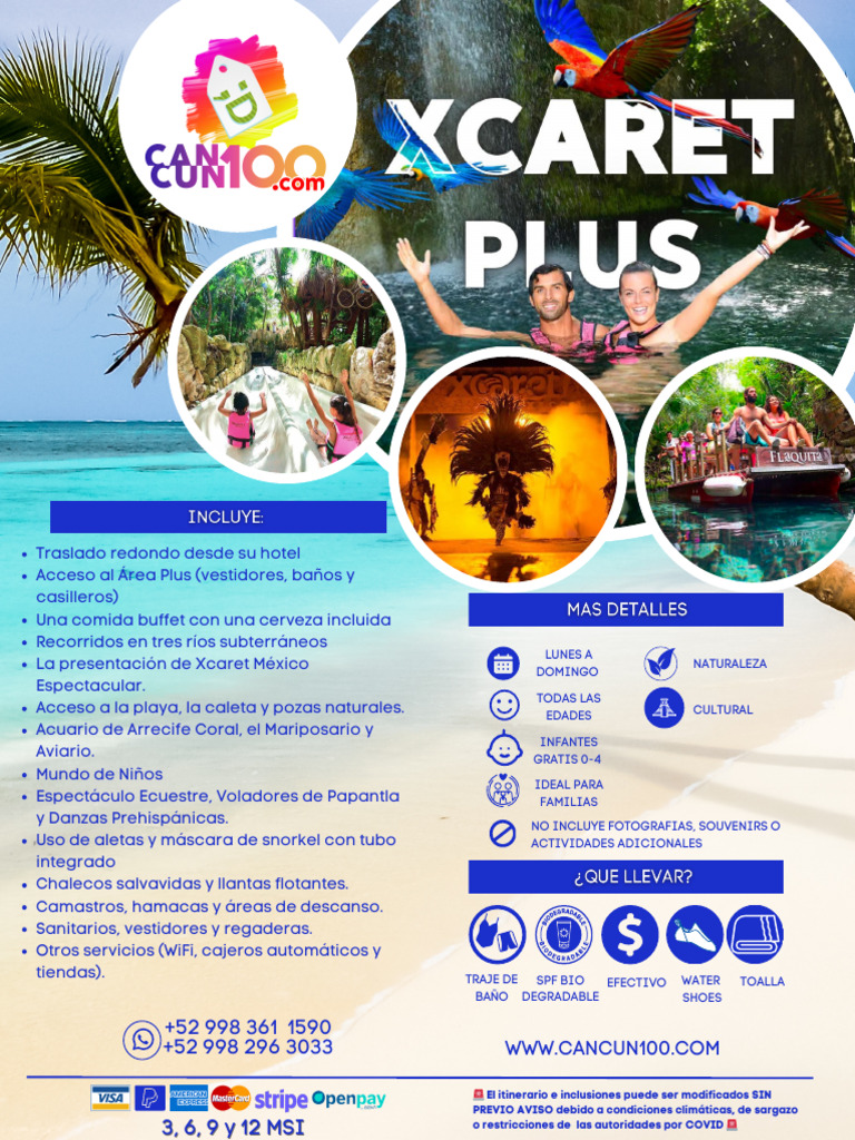 Xcaret Cancun 100 | PDF