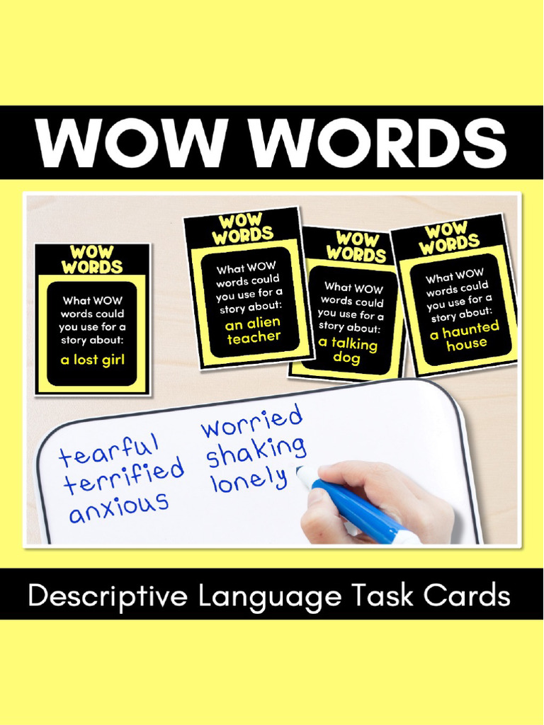 Wow Word Task Cards | PDF
