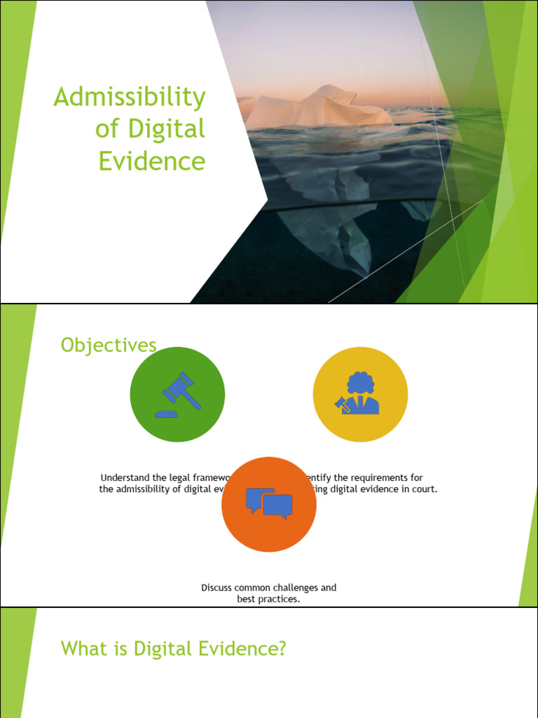 4. Admissibility of Digital Evidence | PDF | Authentication | Computing