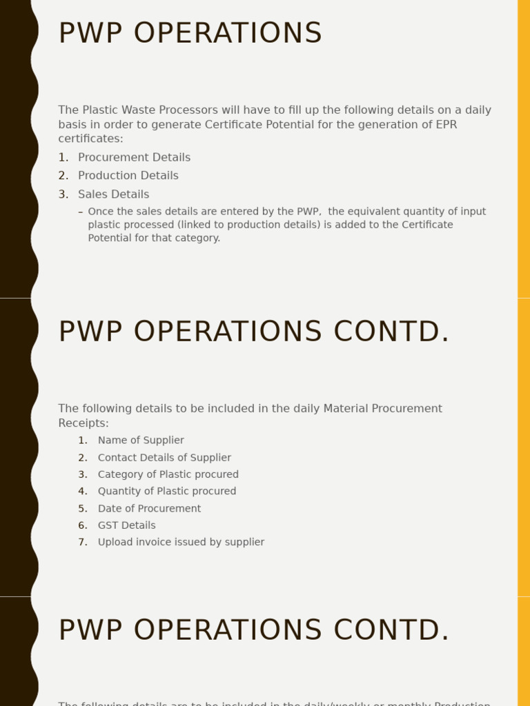 IV PWP Operations 2 | PDF