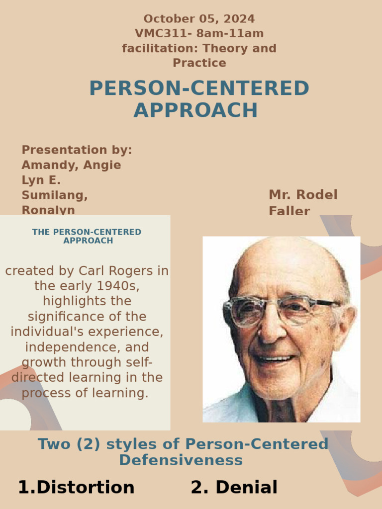 (1) Person-Centered Approach | PDF