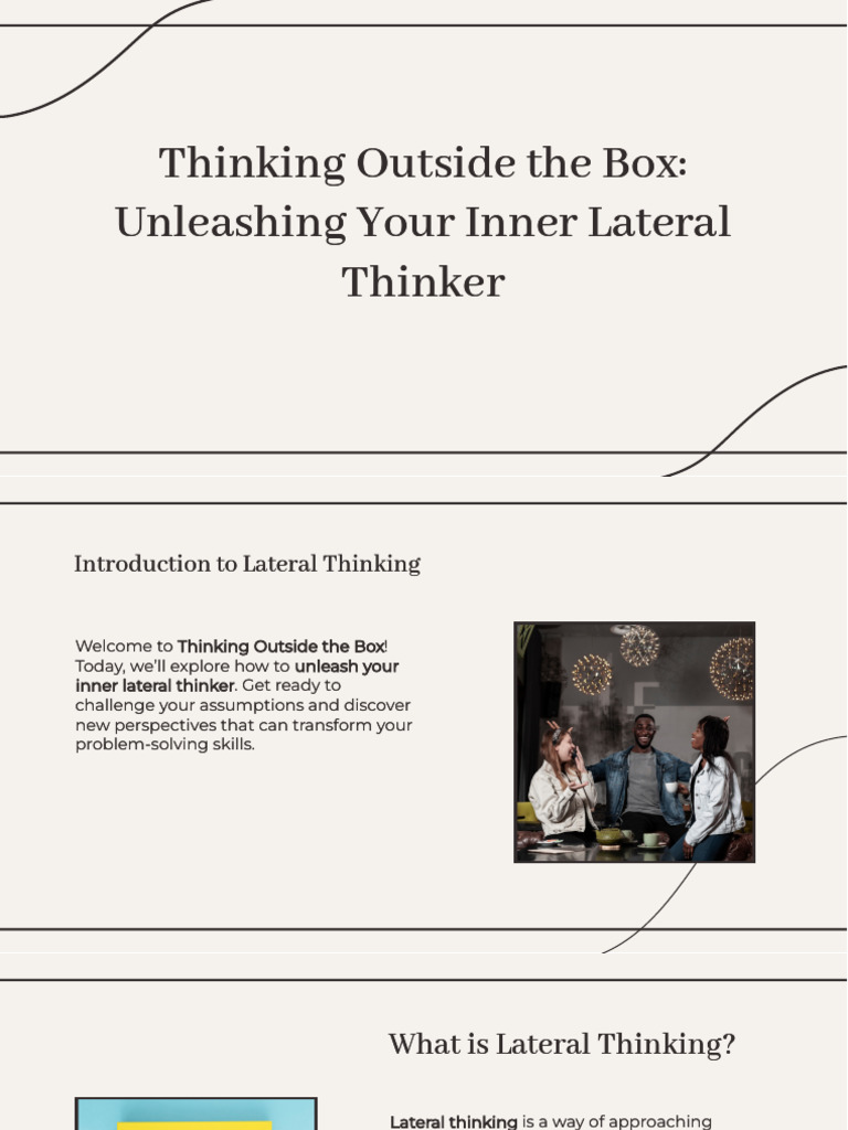 Slidesgo Thinking Outside The Box Unleashing Your Inner Lateral Thinker ...