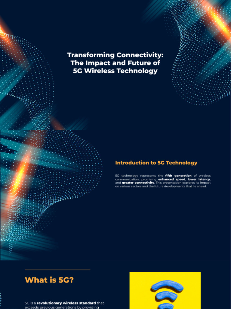 Future of 5G Wireless Technology Insights | PDF | Internet Access ...