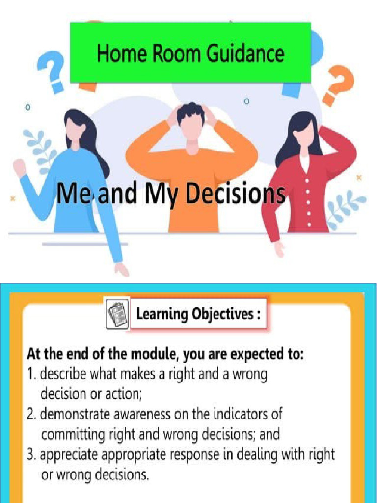 Homeroom Guidance | PDF