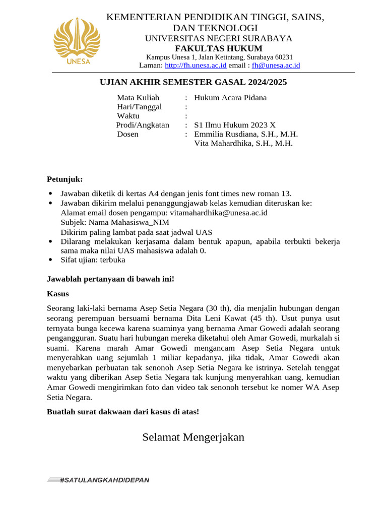 UAS HAPID RPL Gasal 2024 | PDF