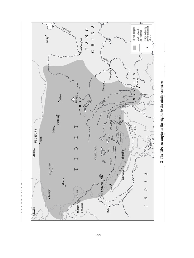 Tibetan Empire Cities Overview | PDF
