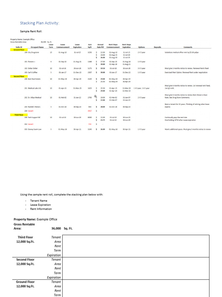 Stacking Plan Activity v1 - fillable | PDF