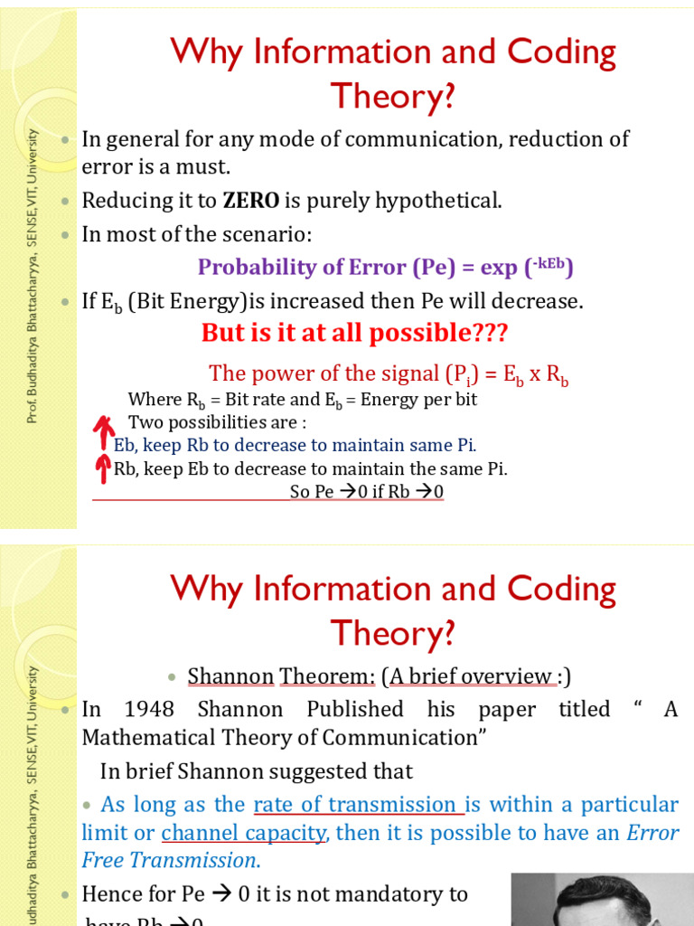 4-Self Information and Entropy - Part-1!05!01-2024 | PDF | Information ...
