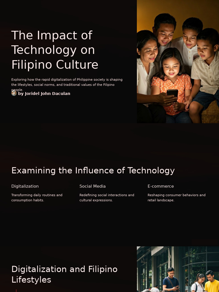 The-Impact-of-Technology-on-Filipino-Culture J-Daculan | PDF | Social ...
