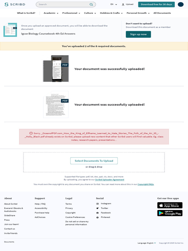 Upload A Document Scribd | PDF | Scribd | Digital Technology