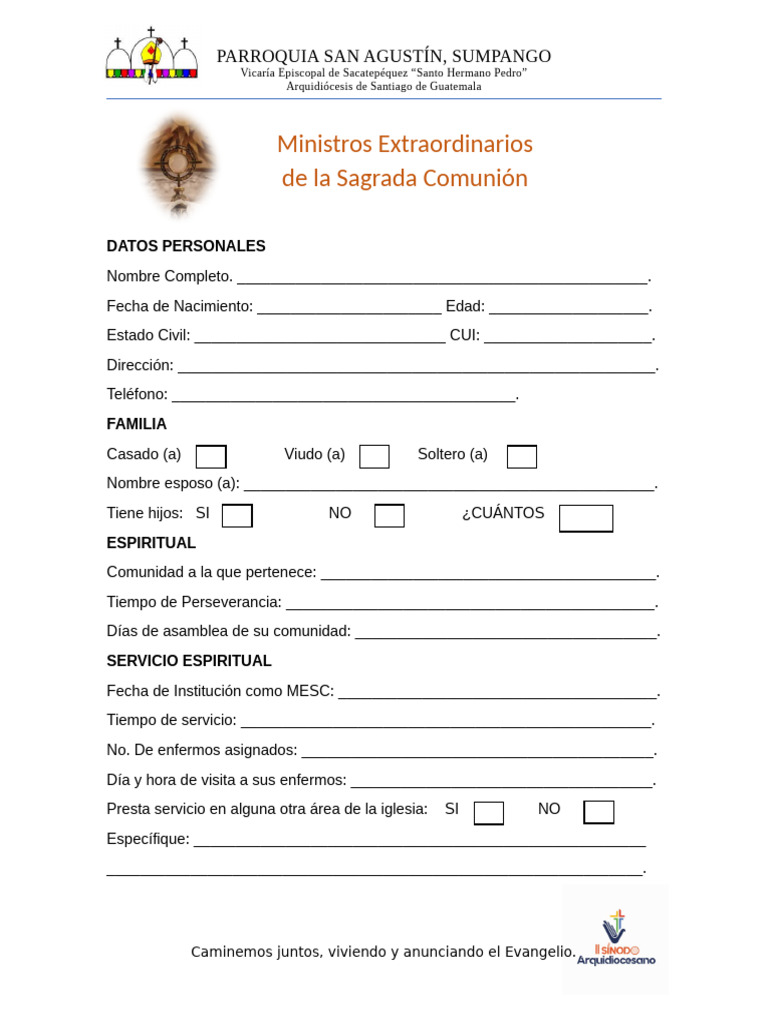 Formulario de Registro 2025 | PDF