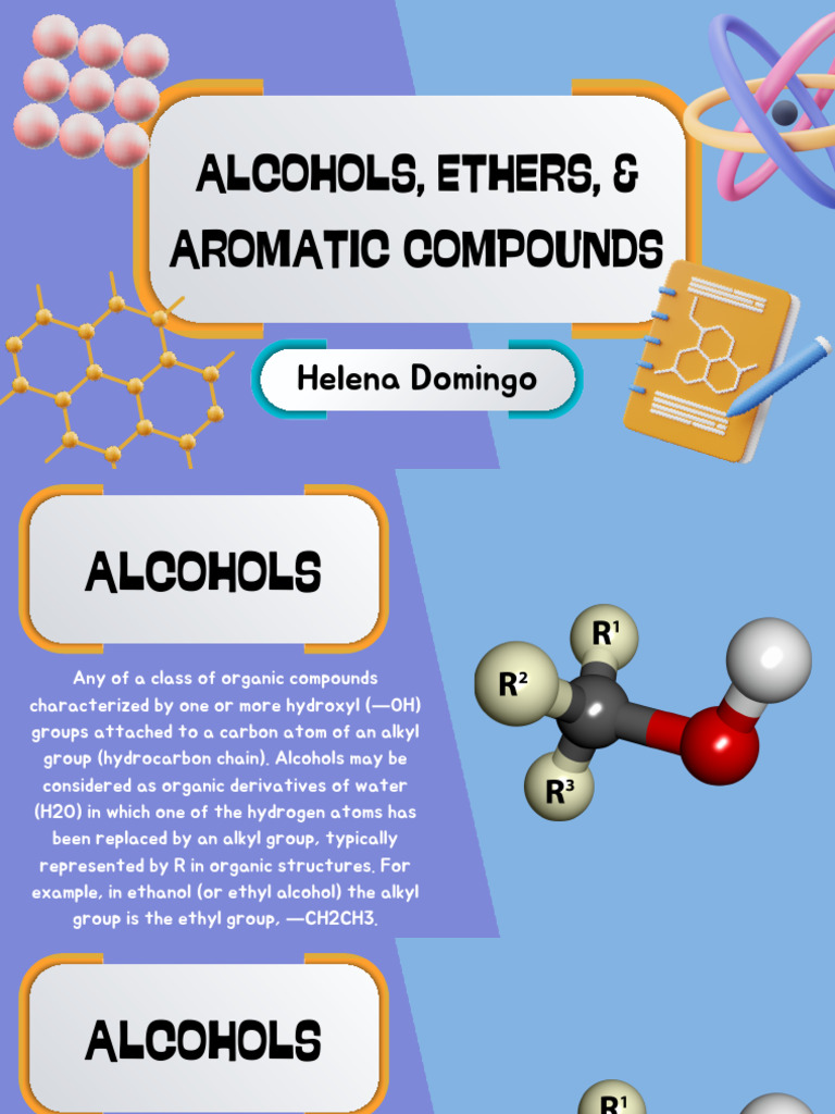 Overview of Alcohols, Ethers, and Aromatics | PDF | Functional Group ...