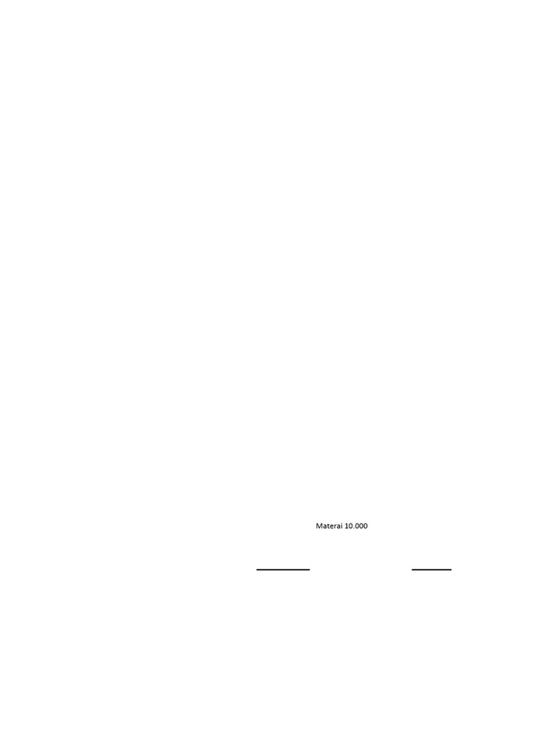 Surat Pernyataan DKM Arrohim | PDF