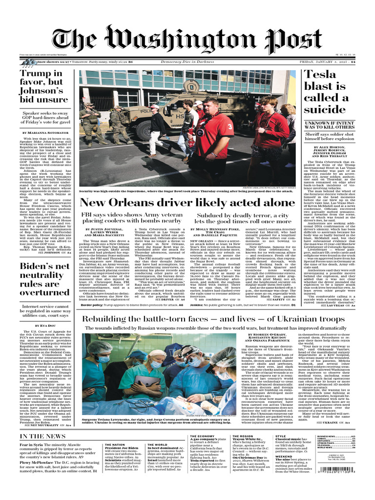 The Washington Post 03-Ene-2025 | PDF | Democratic Party (United States ...