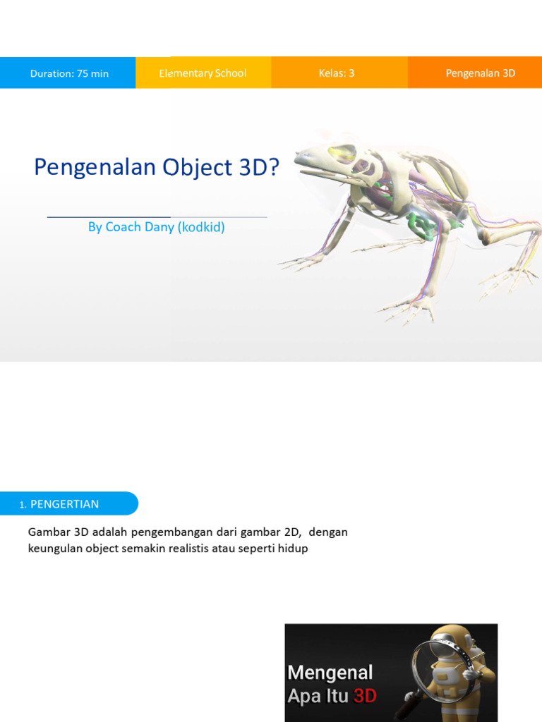 Pengenalan 3D | PDF