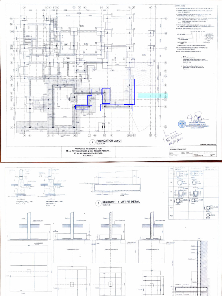 Structural Dwg r01 (1) | PDF | Building Materials | Building Engineering