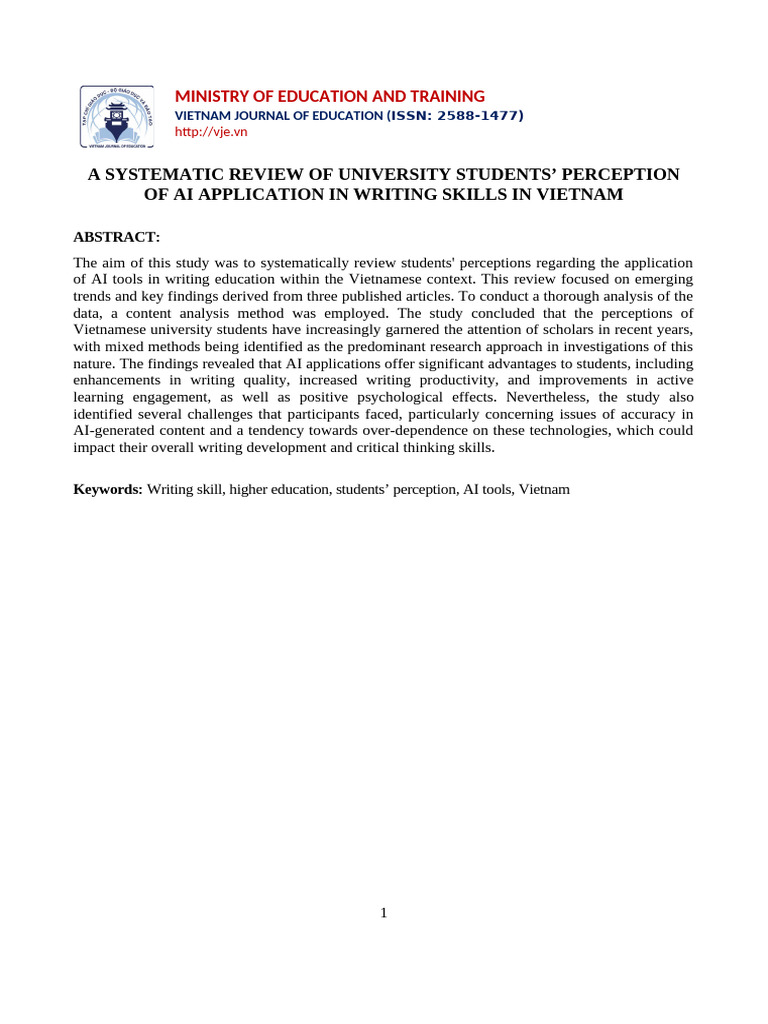 VJE-2021_Manuscript-Template | PDF | Artificial Intelligence | Intelligence (AI) & Semantics