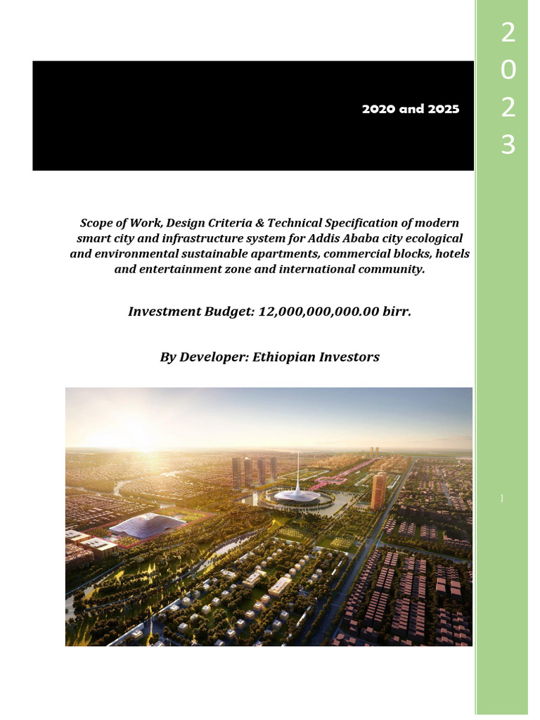 Addis Ababa Smart City Proposal | PDF | Specification (Technical ...