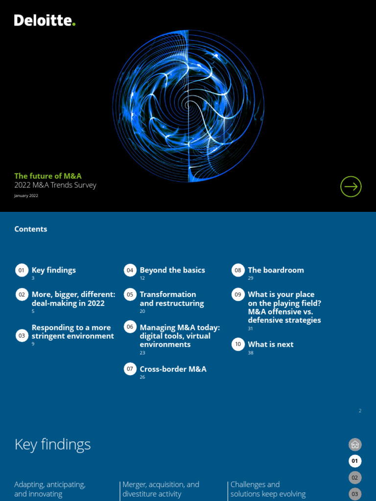 01 - Us Deloitte 2022 Mna Trends Report | PDF | Mergers And ...