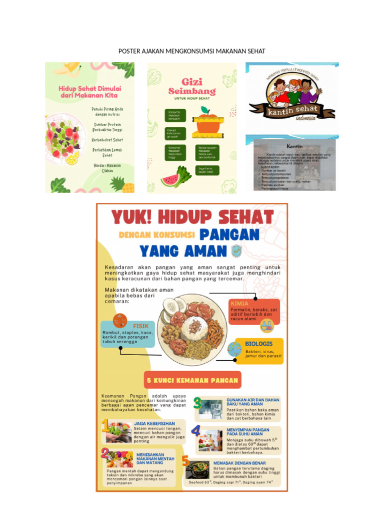 14.3 Poster Ajakan Makan Sehat | PDF