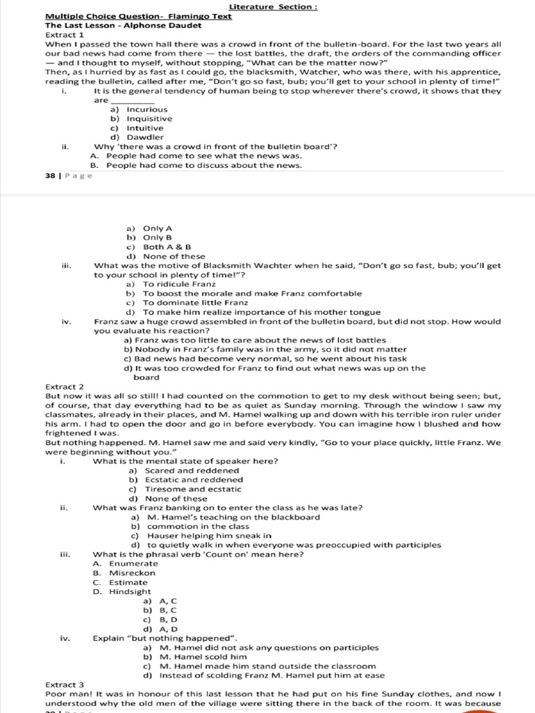 Study Material Class 12 | PDF