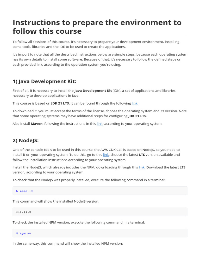 02 Preparing Development Environment | PDF | Command Line Interface | Integrated Development ...