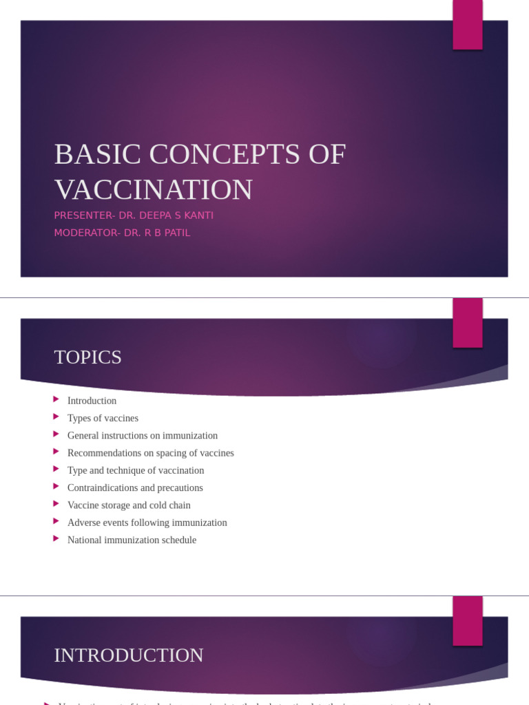 Vaccination Ppt | PDF | Vaccines | Drugs