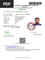 KUET Admission Test Questions 2024-2025 | PDF