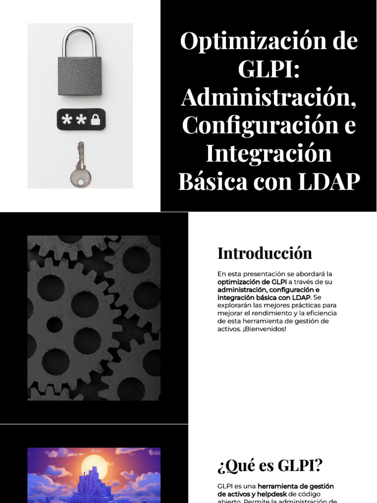Optimización de GLPI con LDAP | PDF