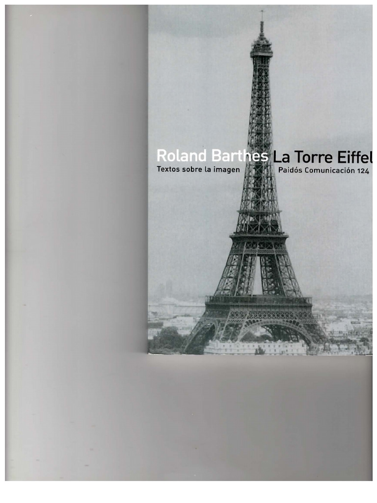 Barthes - La Torre Eiffel | PDF