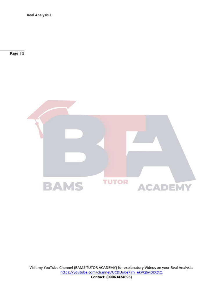 Introduction to Real Analysis Handbook by Bams | PDF | Group (Mathematics) | Numbers