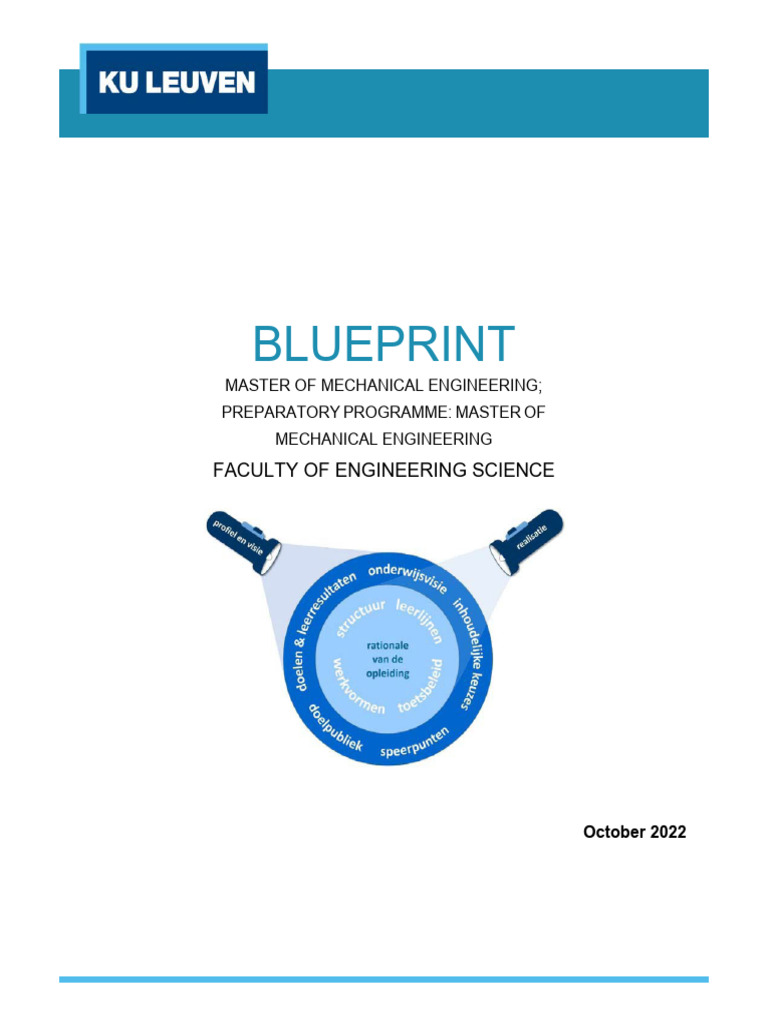 Master of Mechanical Engineering Blueprint | PDF | Conceptual Model ...