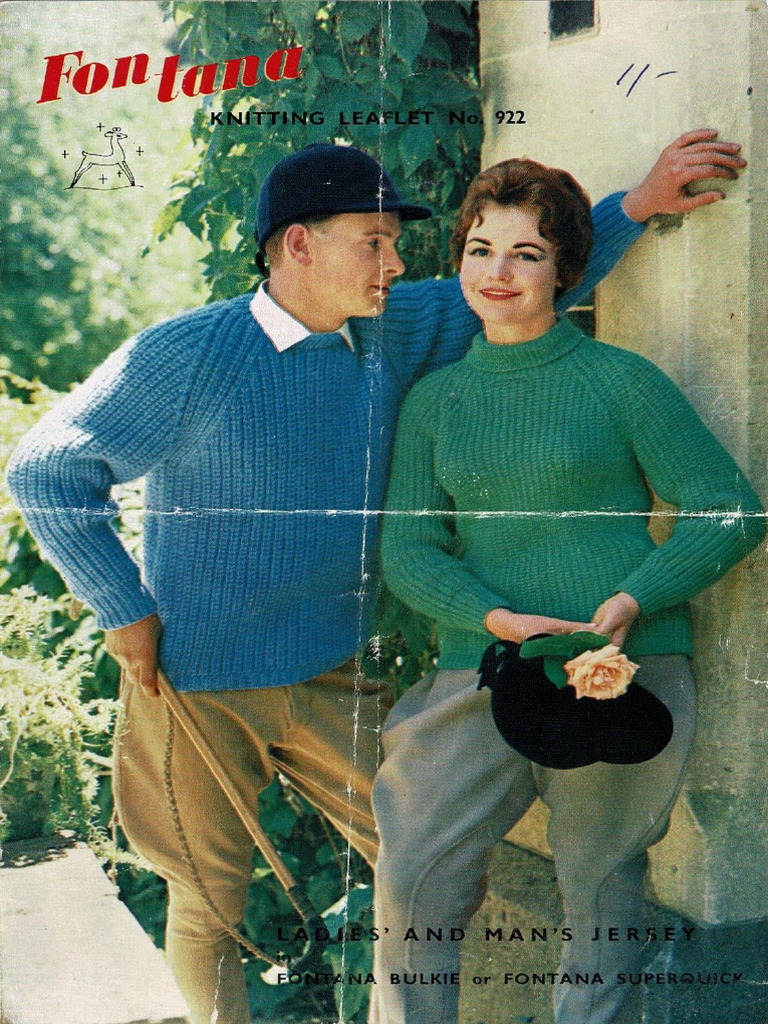 Fontana Knitting Leaflet No. 922 | PDF