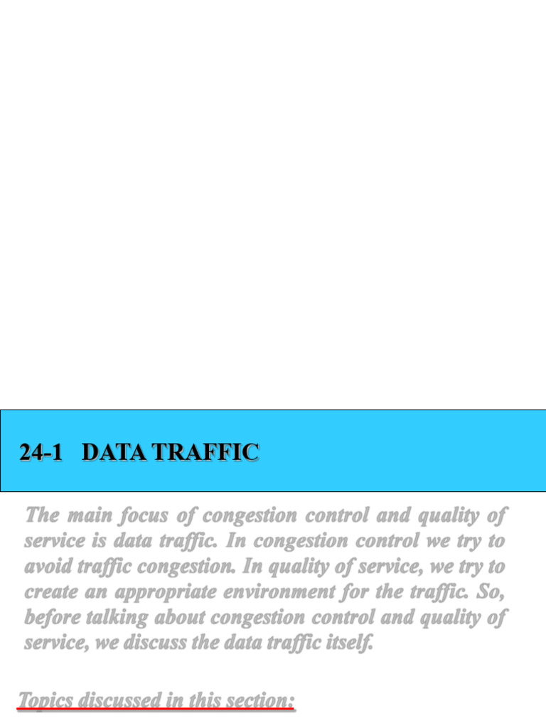 Congestion Control and QOS | PDF | Network Congestion | Quality Of Service
