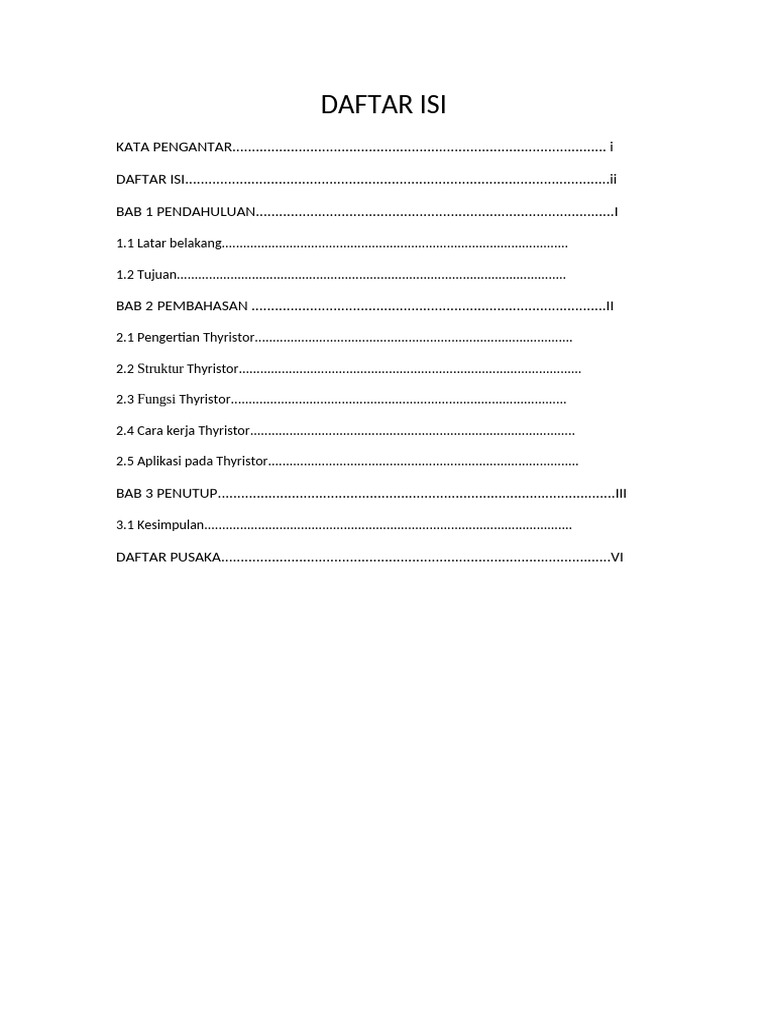 Pengertian dan Fungsi Thyristor | PDF