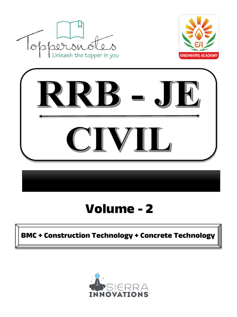 Volume 2 BMC Construction Technology Concrete Technology | PDF