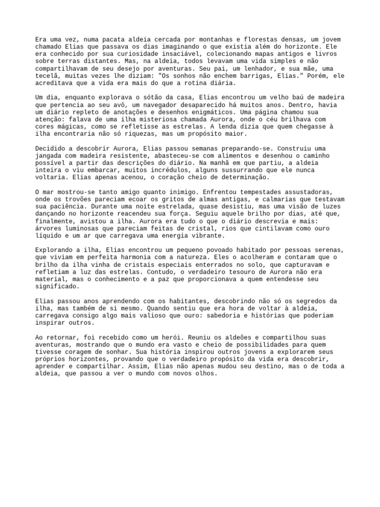 A Jornada de Elias em Busca de Aurora | PDF | Elias | Aurora