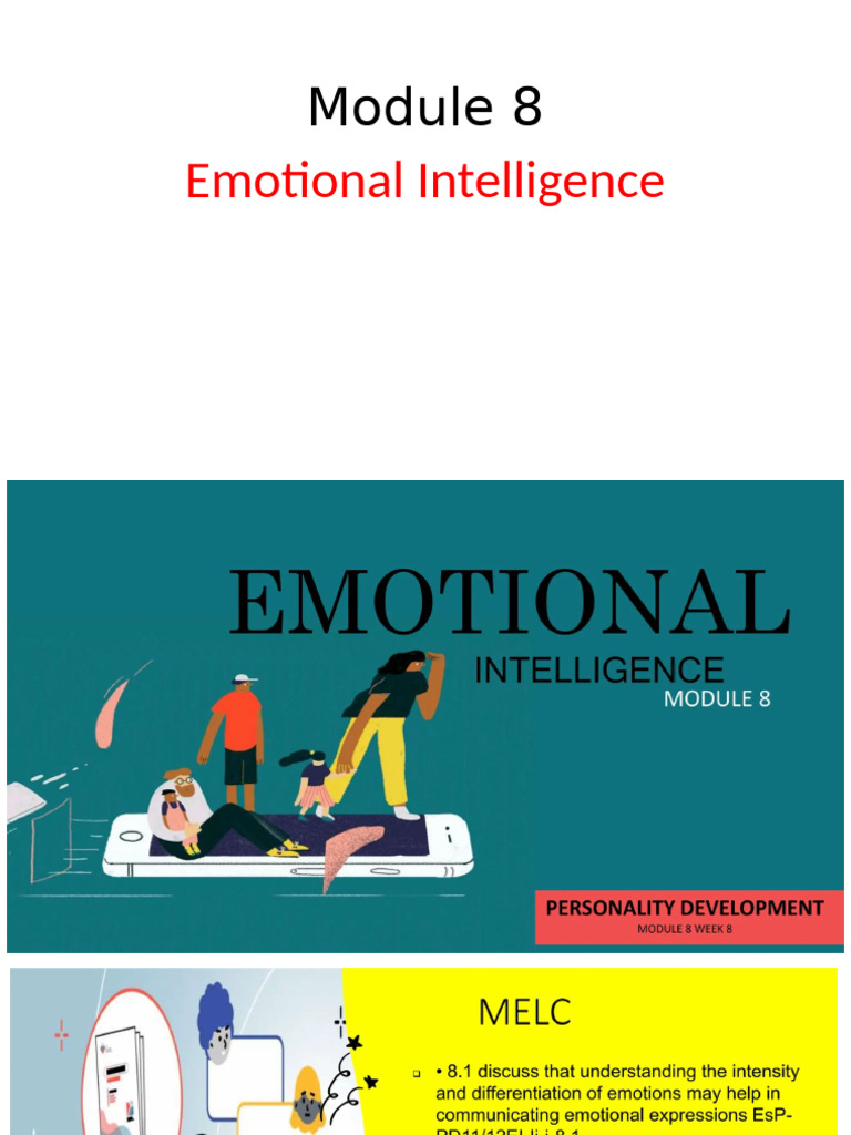 Emotional Intelligence Module 8 Guide | PDF