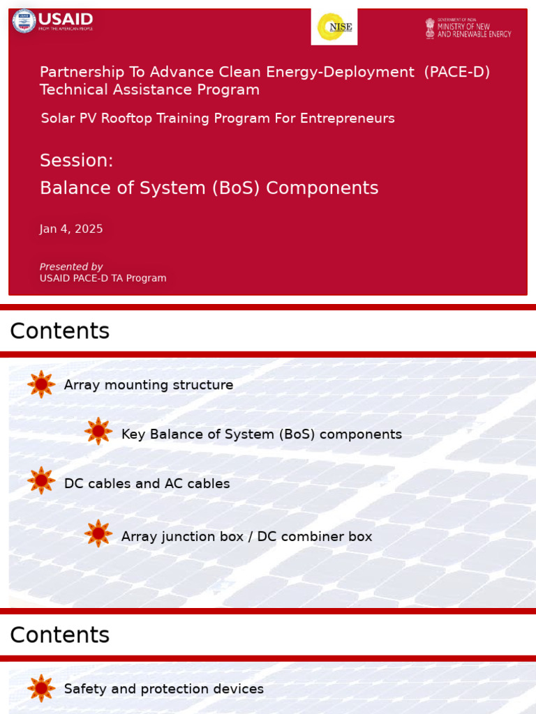 Session06 Balanceofsystemcomponents 180429133026 | PDF | Electrical ...