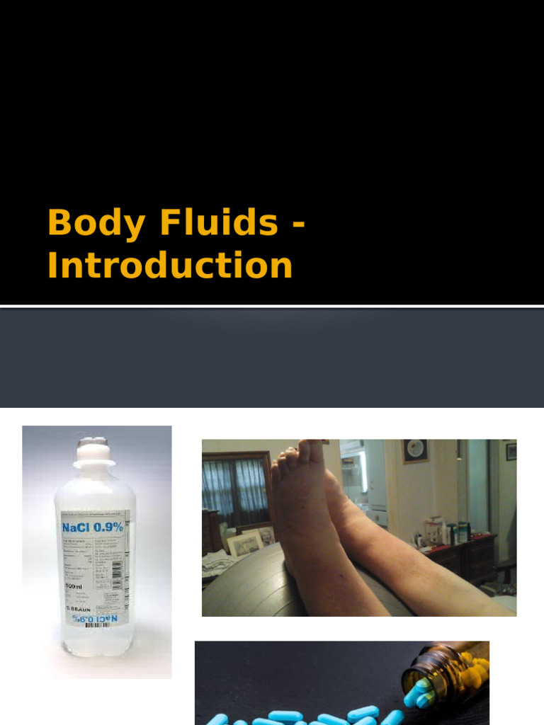 Body Fluids (1) | PDF | Osmosis | Physiology