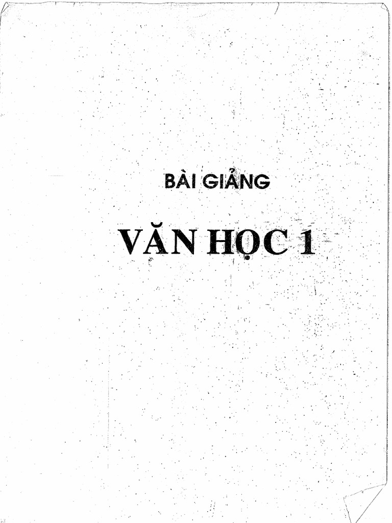 BG VAN HOC 1- Ho Thi Thu Ha | PDF