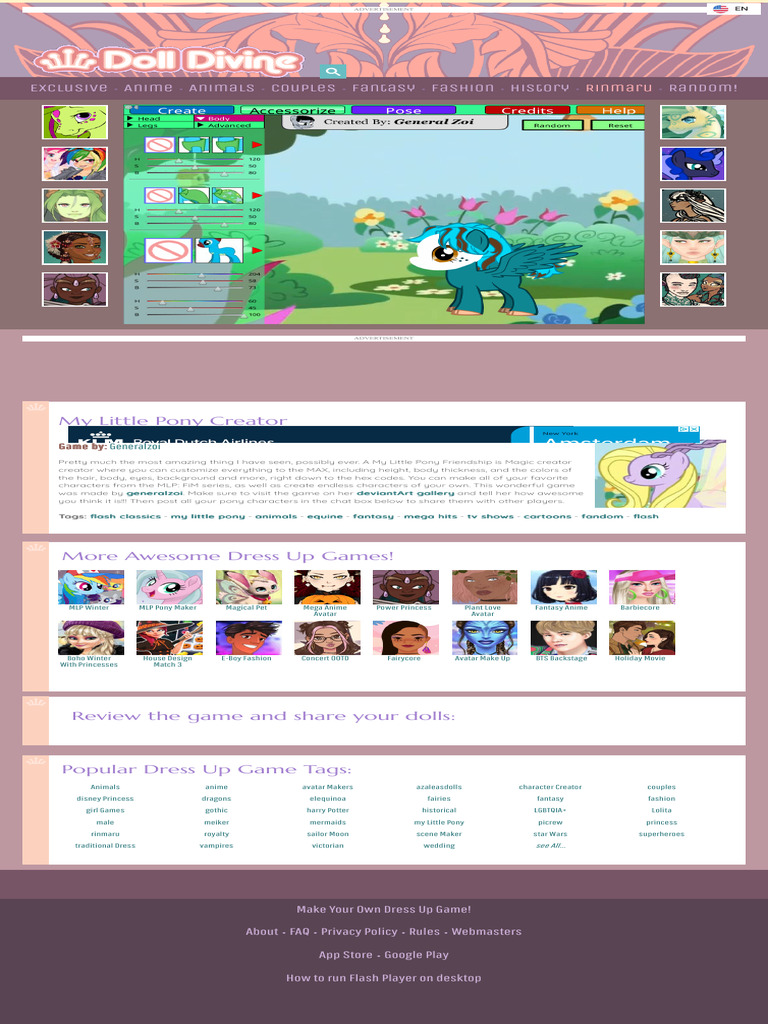 Pony Creator Make MLP OC's! | PDF