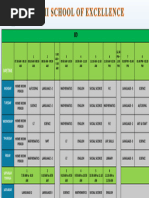 School Timetable Overview | PDF